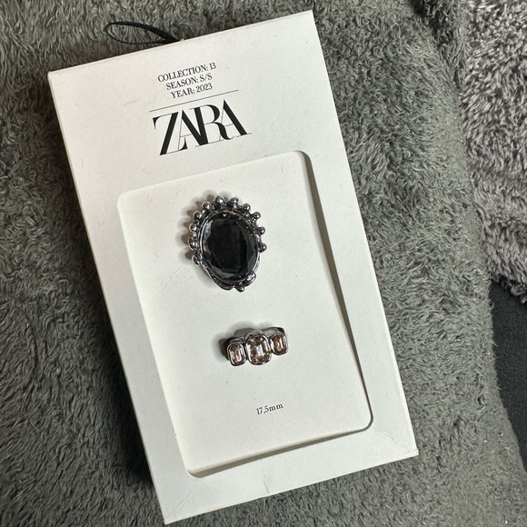 Zara | Jewelry | Nwt Zara Woman Accessories Pack Of Rings Ring Limited ...